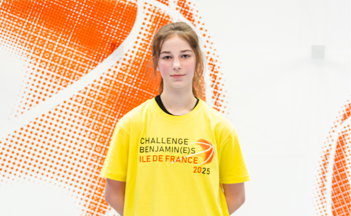 Kyla Robinson en Finale du Challenge Benjamines - Basket77
